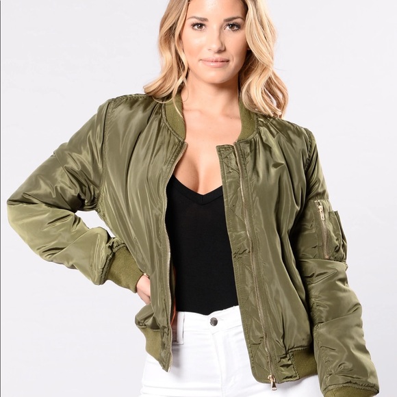 365 | Jackets & Coats | Olive Green Bomber Jacket Didnt Wear | Poshmark